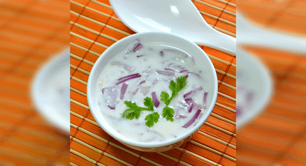 Onion Raita Recipe: How to Make Onion Raita Recipe at Home | Homemade ...