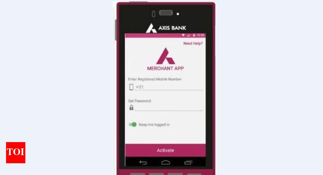 Axis Bank's 'smart' card swipe machine aims to open new markets - Times ...