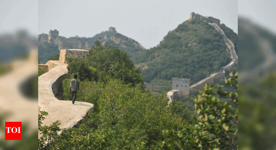 Part of China's Great Wall collapses due to strong winds: Officials ...
