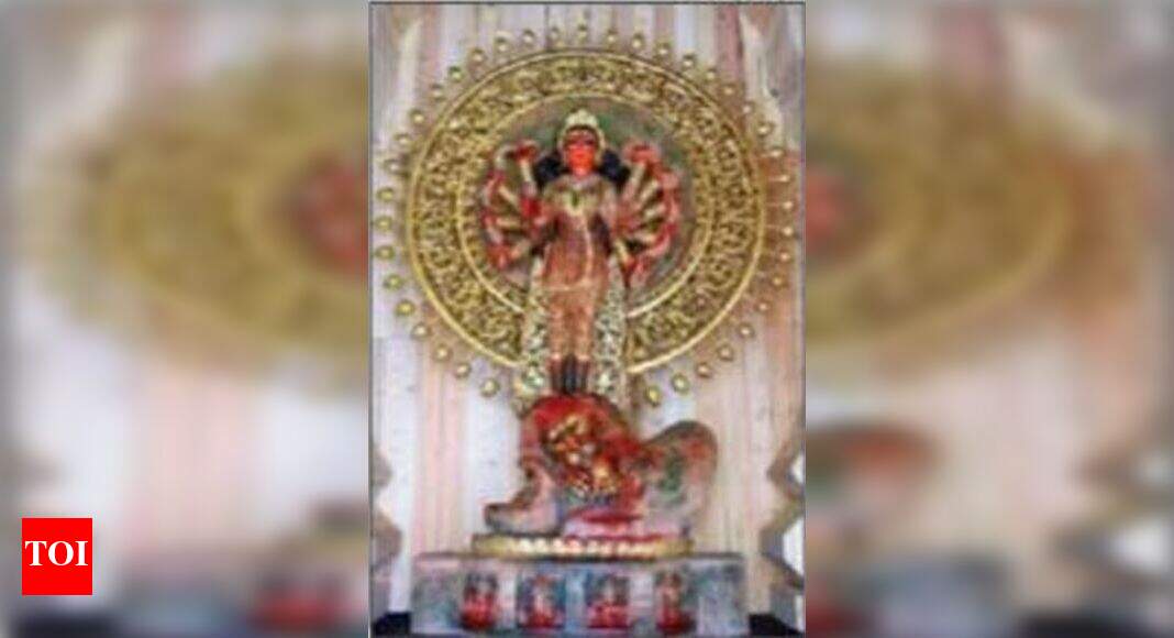 Durga: Gold-plated stone Durga to go under hammer soon | Kolkata News ...