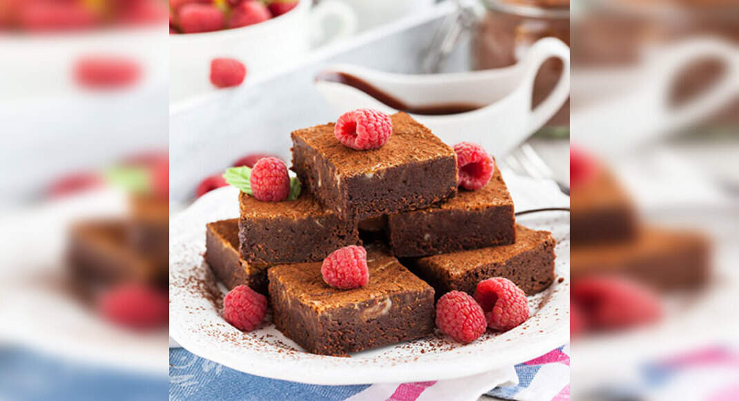 Chocolate Raspberry Brownies Recipe: How to Make Chocolate Raspberry ...