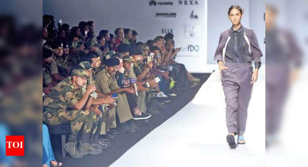 BSF men at Delhi’s fashion frontier - Times of India