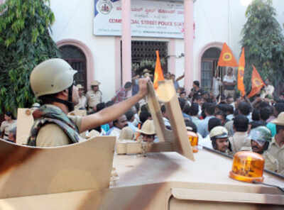 Rudresh R: RSS leader hacked to death on busy Bengaluru street ...