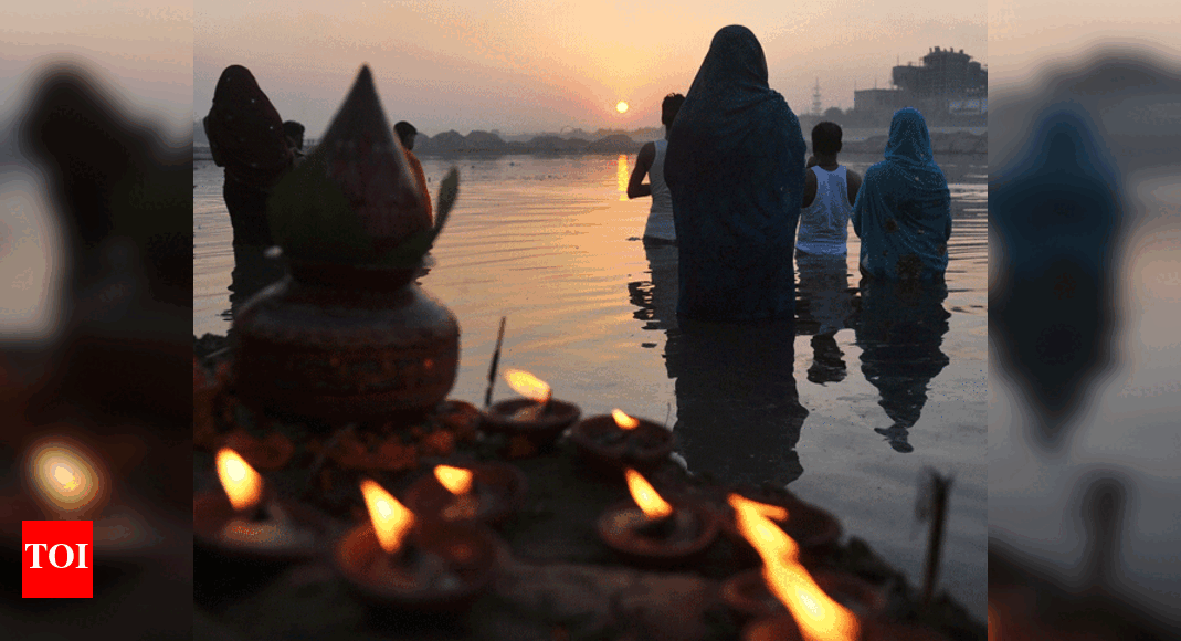 Chhath ghats to be ready by November 3 | Patna News - Times of India