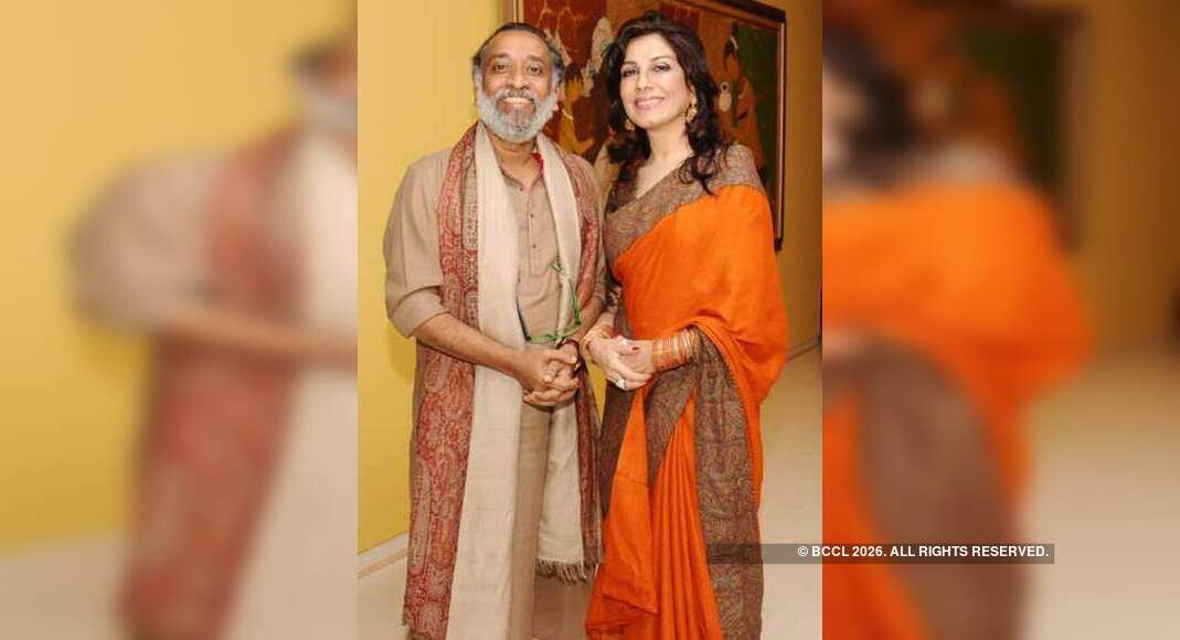 Dilip and Devi Cherian during the Inauguration of Kiran Nadar's Art ...