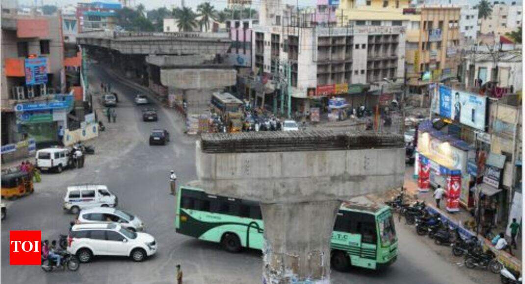 Several big-budget bridge projects across Coimbatore stalled ...
