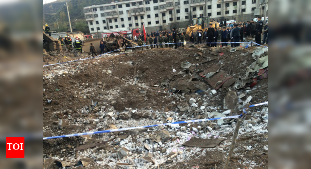 Seven killed, 94 injured in massive explosion in China - Times of India