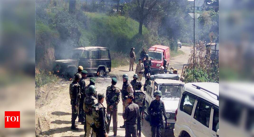 Manipur: Manipur CM was alerted by intelligence agencies of a possible ...