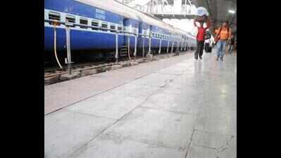 Woman thrown in front of train loses legs | Visakhapatnam News - Times ...