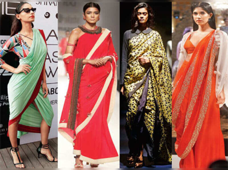 The sari is dead. Long live the sari - Times of India