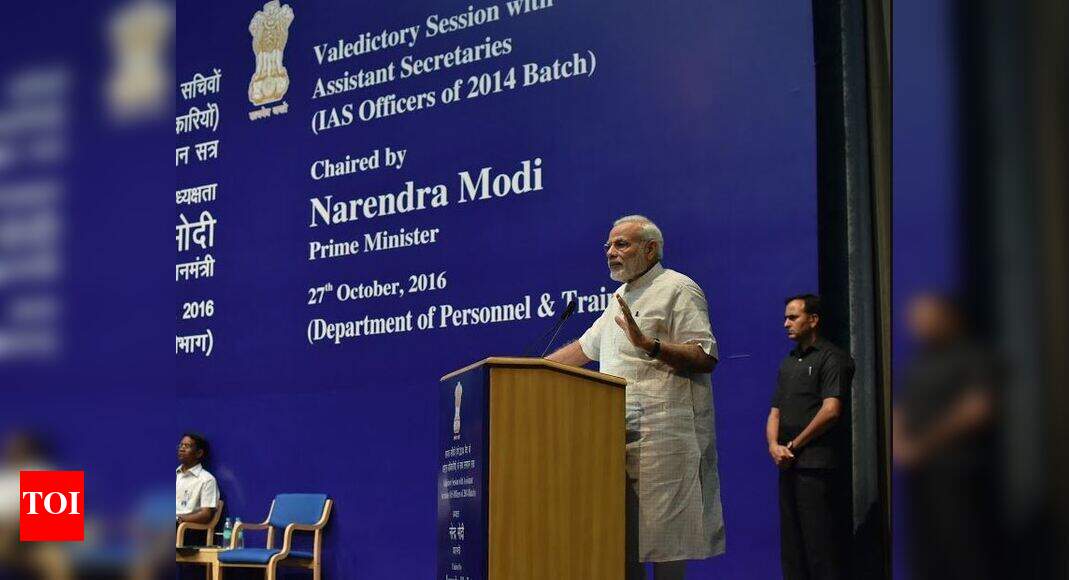 Politics should never override policy: PM Modi to newly-inducted IAS ...
