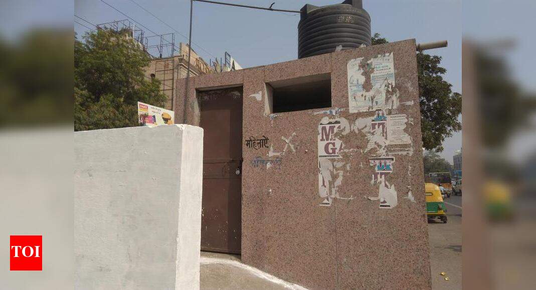 Public loo awaits inauguration - Times of India