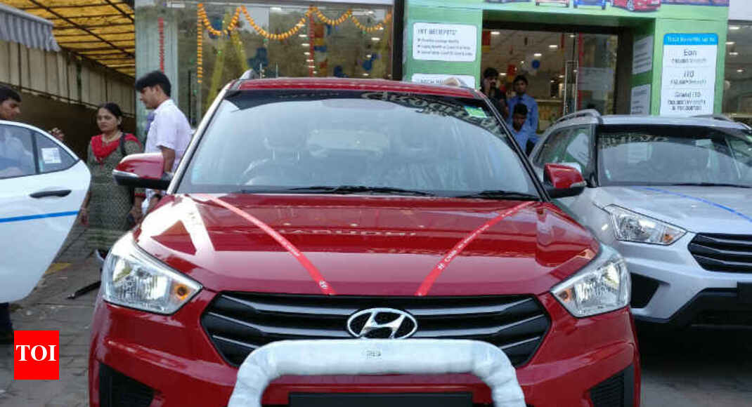 Hyundai: Maruti, Hyundai sell over 45k cars on Dhanteras - Times of India