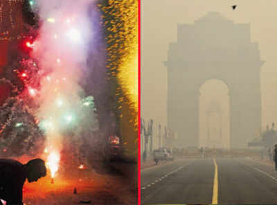 Pollution in Delhi during Diwali worst in 3 years | Delhi News - Times ...