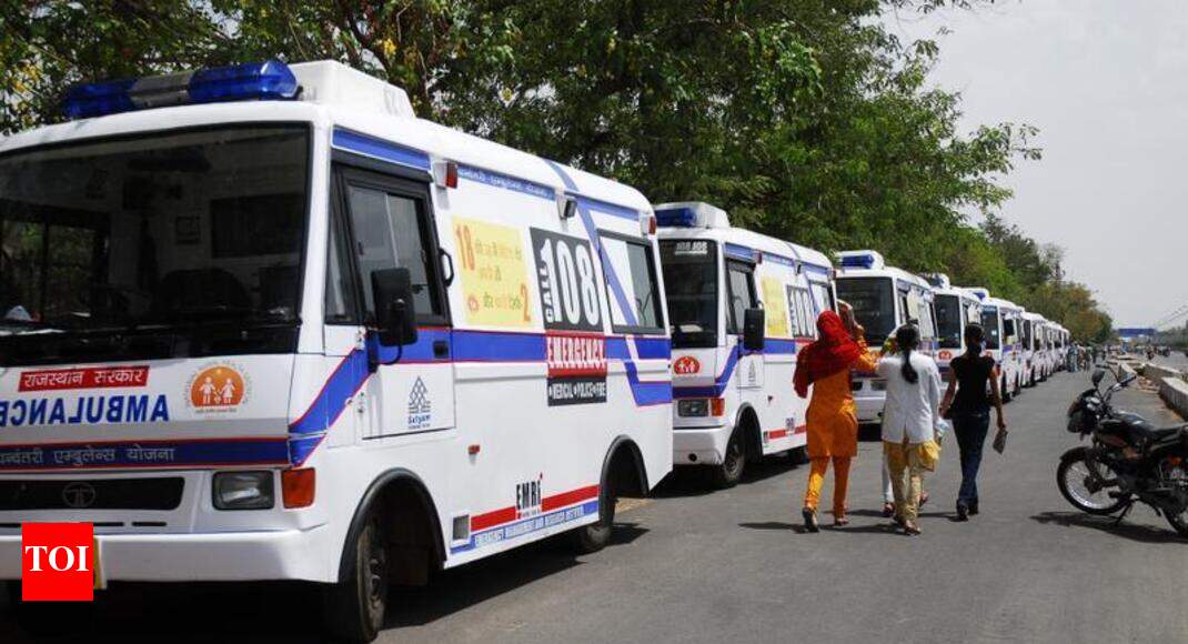 Rajasthan: Now, pay 20/km for base ambulance service | Jaipur News ...