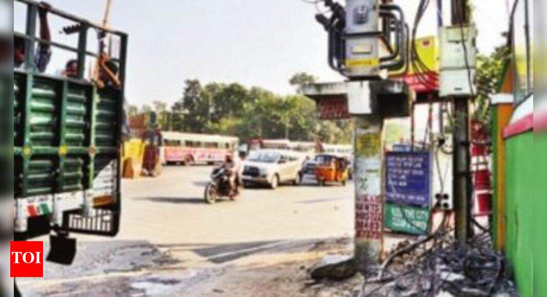 Enroach The Road: Transformers encroaching roads to go: SCB | Hyderabad ...