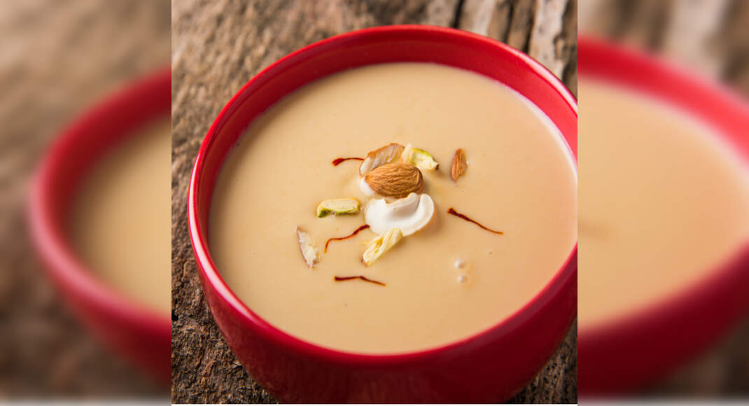 Apple Almond Rabri Recipe: How to Make Apple Almond Rabri Recipe ...