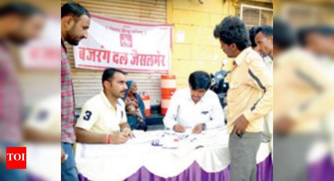 Currency Ban: RSS & VHP extend help to customers | Jaipur News - The ...