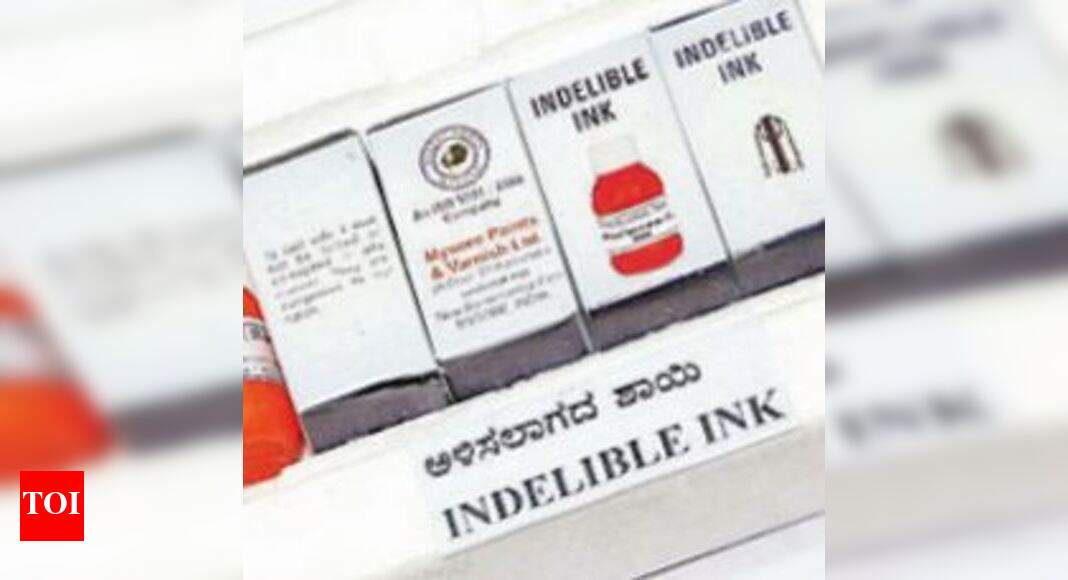 Inedible Ink: Orders for indelible ink flood Mysore Paints | Mysuru ...