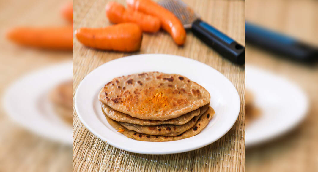 Carrot Roti Recipe: How to Make Carrot Roti Recipe | Homemade Carrot ...
