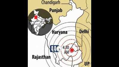 Low-intensity earthquake shakes state | Jaipur News - Times of India