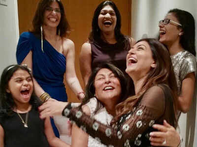 Inside pics from Sushmita Sen's 41st birthday bash | Hindi Movie News ...