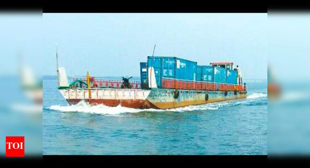 Kottayam: Barge to carry containers to Kottayam port from Vallarpadam ...