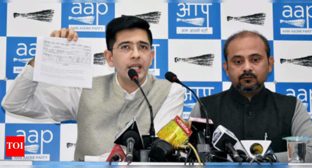 BJP made its black white before ban: AAP | Delhi News - Times of India