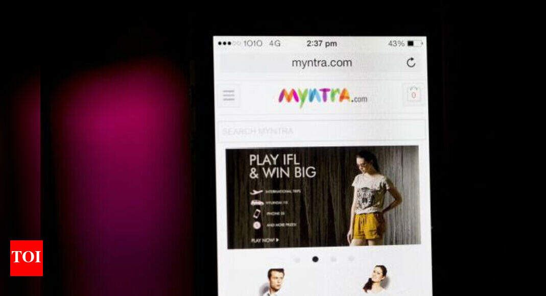 Flipkart owned Myntra set to be profitable by FY18 | Business - Times ...