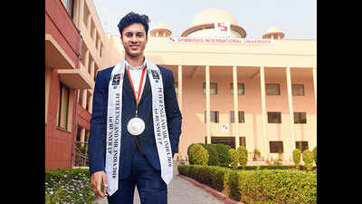 Mr India first runner-up Viren Burman visits his alma mater in Noida ...