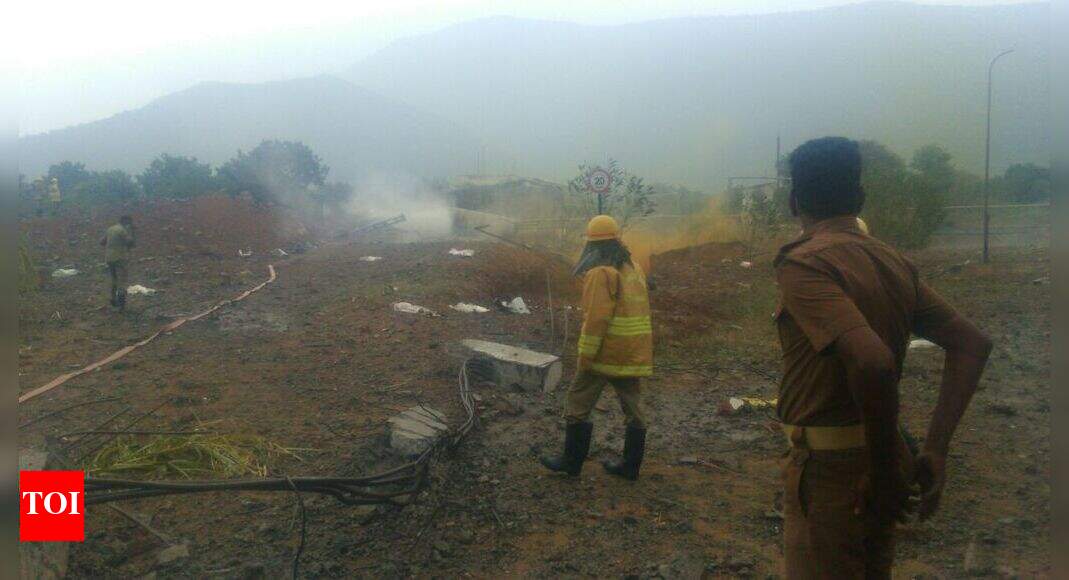 18 killed in Tamil Nadu explosive factory blast | Chennai News - Times ...