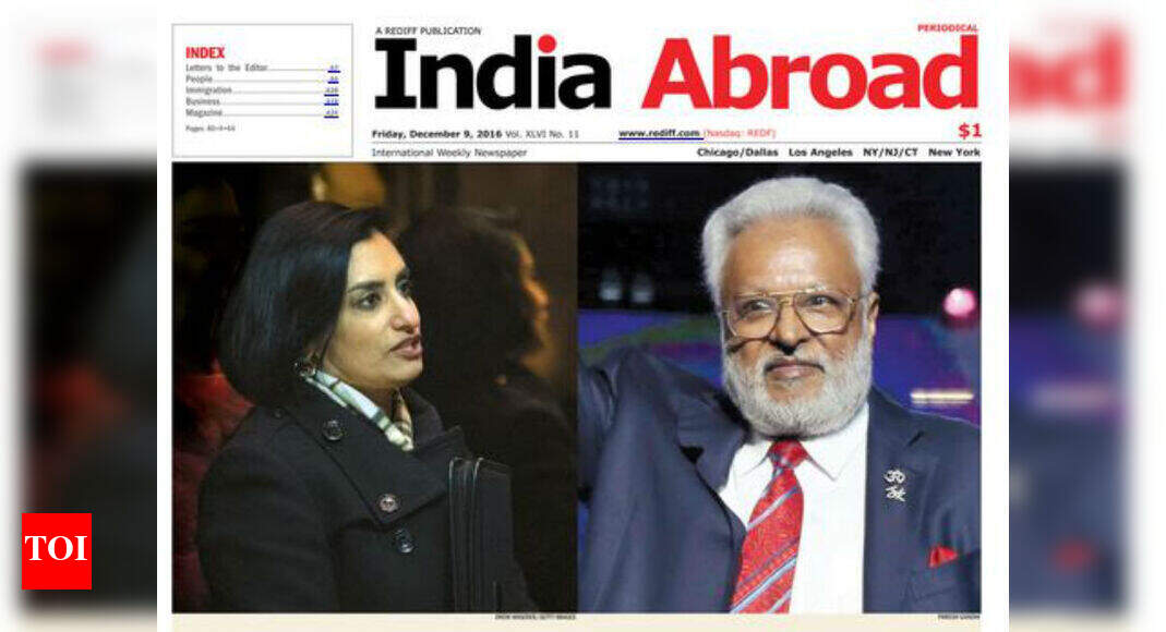 India Abroad: Community newspaper 'India Abroad' in US sold by Rediff ...