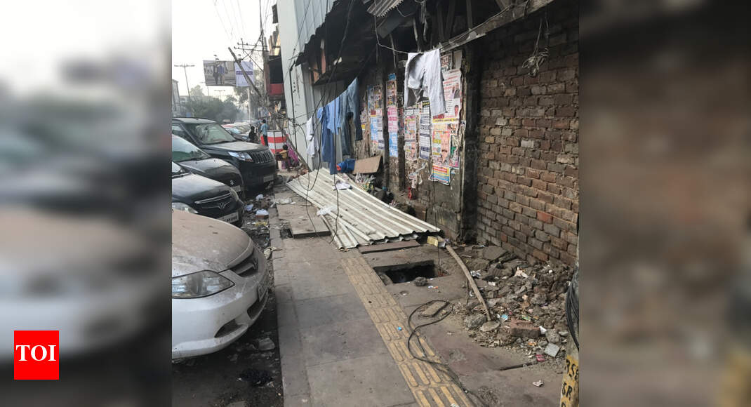 The nightmare on DB Gupta Road - Times of India