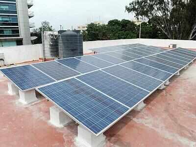 SECI to set up 1000 MW Rooftop Solar plant for govt - Times of India