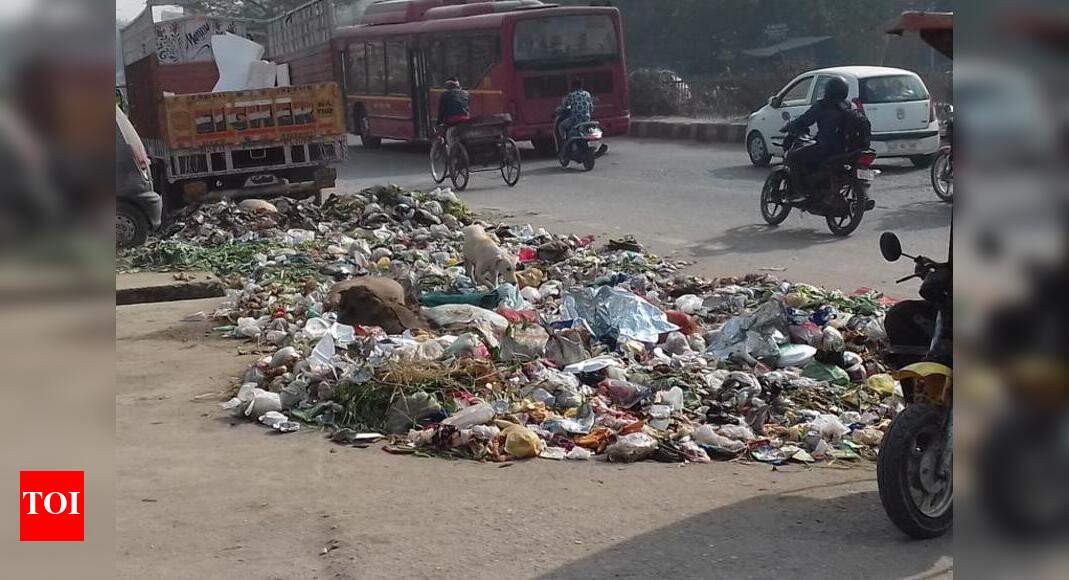 Roadside garbage bin - Times of India
