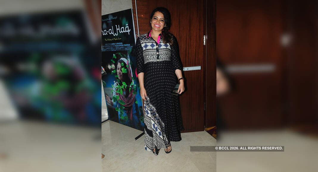Jyotsna during the music launch of Ana-al Haq album at Marriott hotel ...