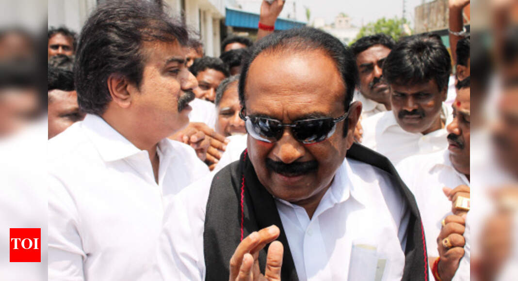Vaiko: MDMK founder Vaiko attacked by DMK supporters | India News - The ...