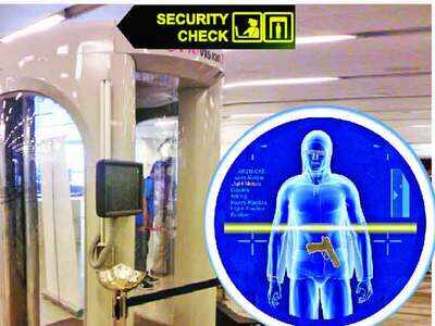 Passengers uncomfortable with full body scanner at Delhi airport ...