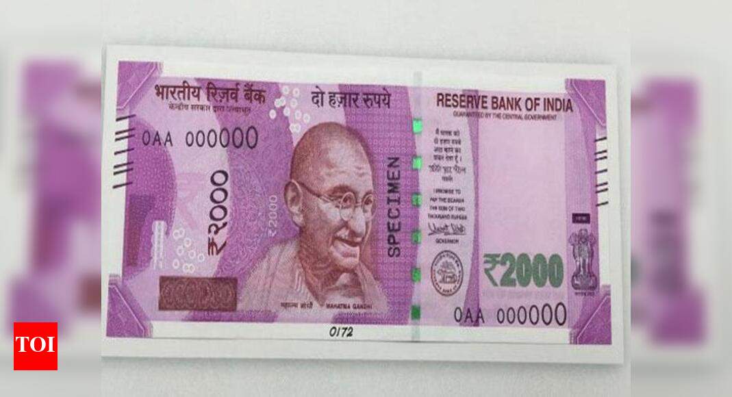 ₹1.3cr in new 2K notes, $7K held with 5 of gang | Chennai News - Times ...