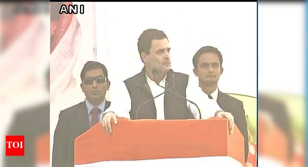 Note ban is 'economic looting by PM, not anti-black money': Rahul ...