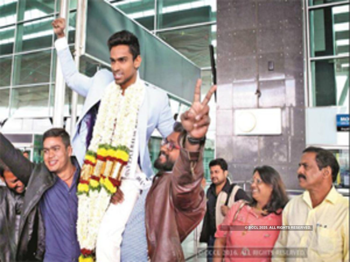 Peter England Mr India Vishnu Raj Menon's homecoming