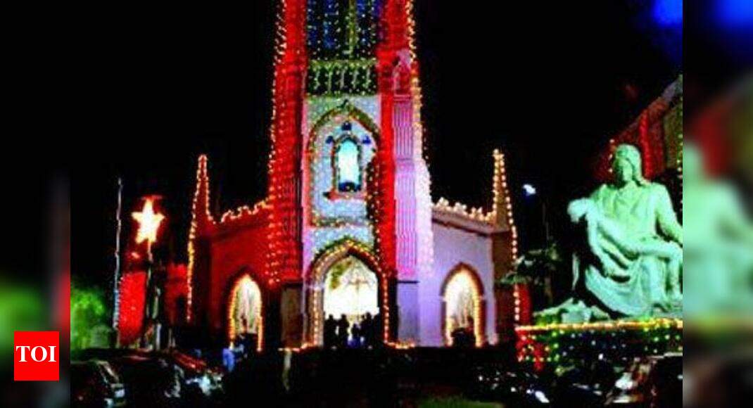 Decorative lights, cribs adorn Patna churches | Patna News - Times of India