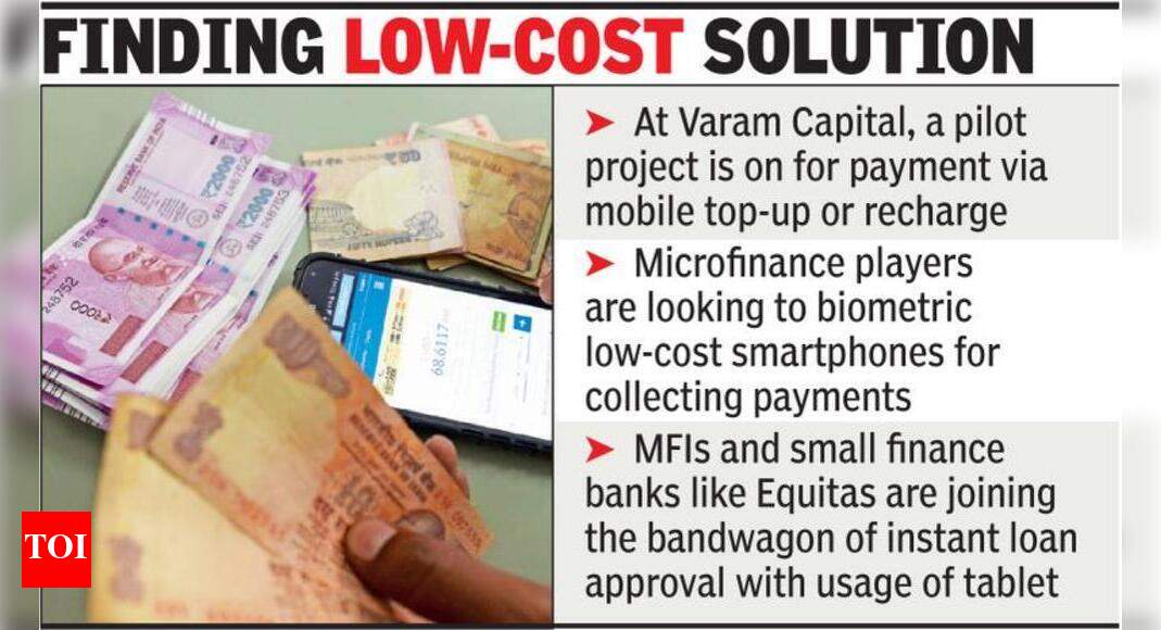Post demonetisation, MFIs look to digitise - Times of India