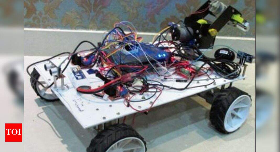 Students create robot to help rescue workers trapped at disaster sites ...