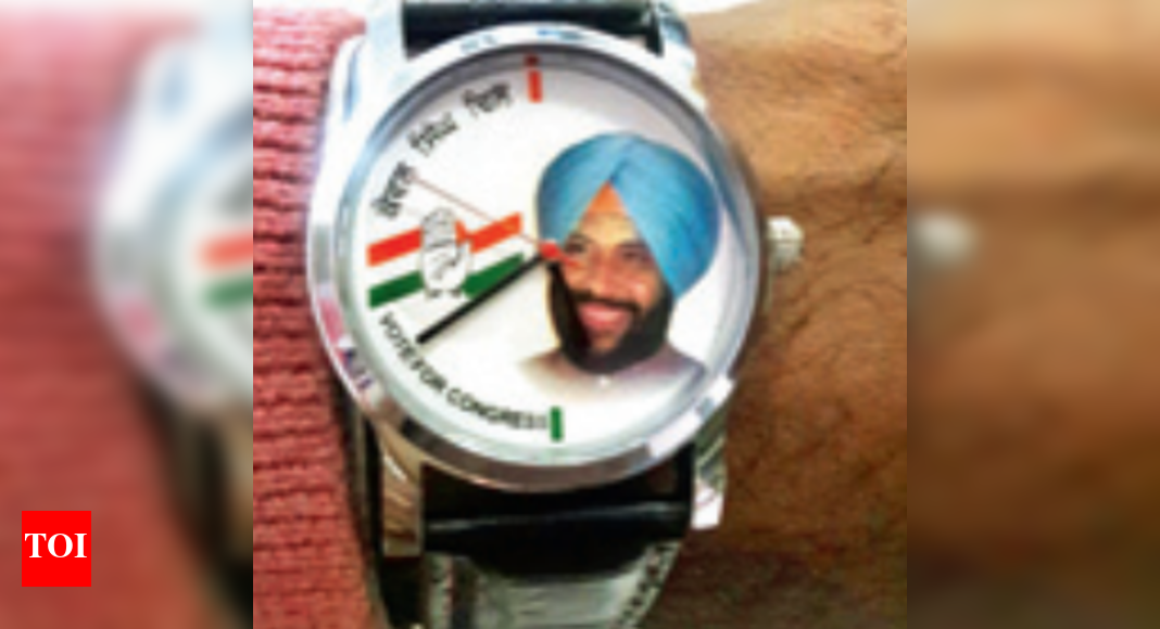 Love for watches drives Congress MLA Kewal Singh Dhillon campaign | Chandigarh News - Times of India