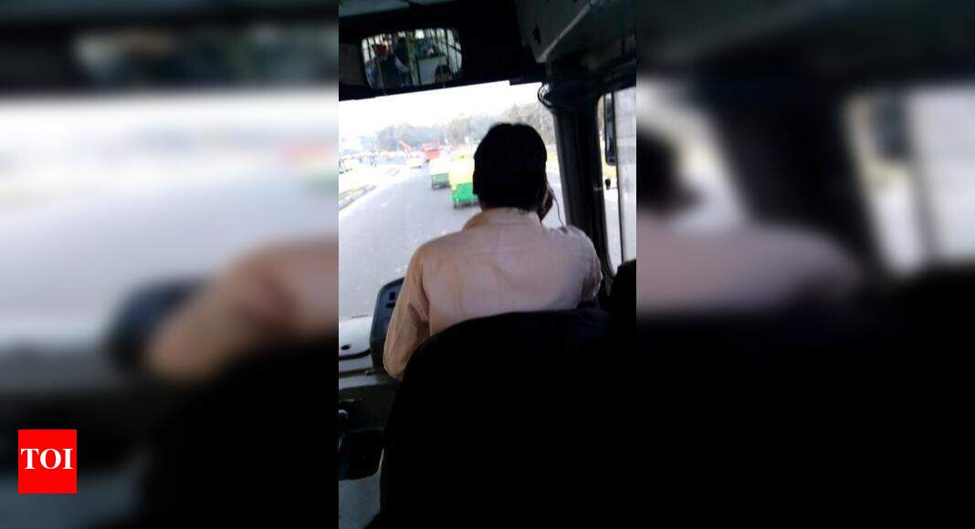 ‘Multitasking’ DTC driver - Times of India