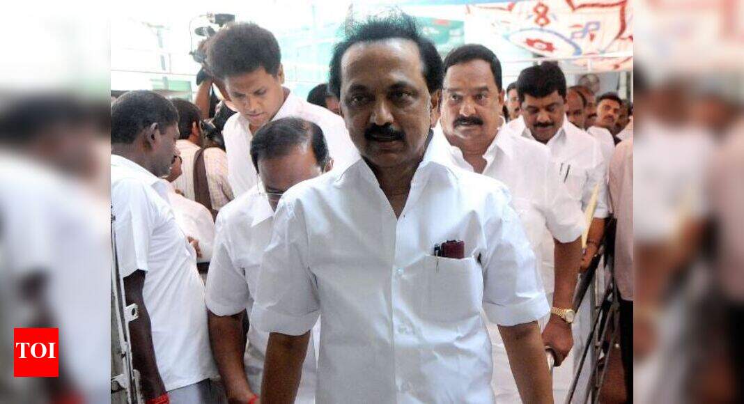 M K Stalin anointed DMK working president, unwell dad skips general ...