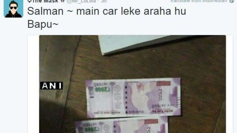 Bapu's vanishing act from Rs 2000 notes turned into a meme | The Times ...