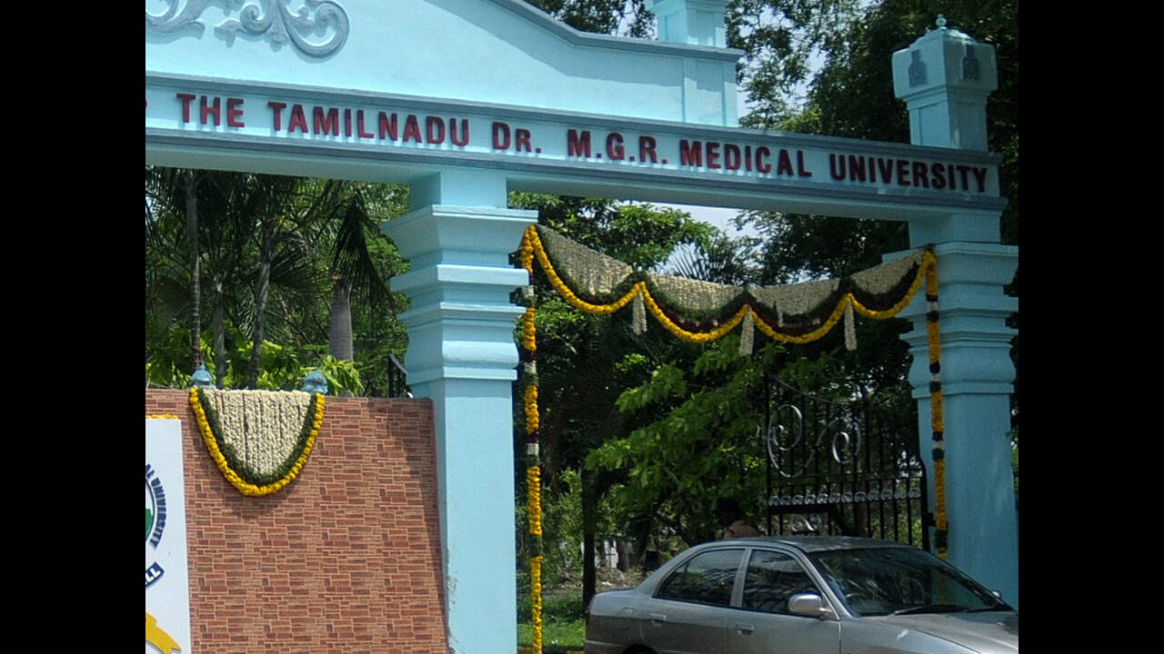 Dr Mgr Medical University Logo Faculty Tamil Nadu Dr. MGR Medical