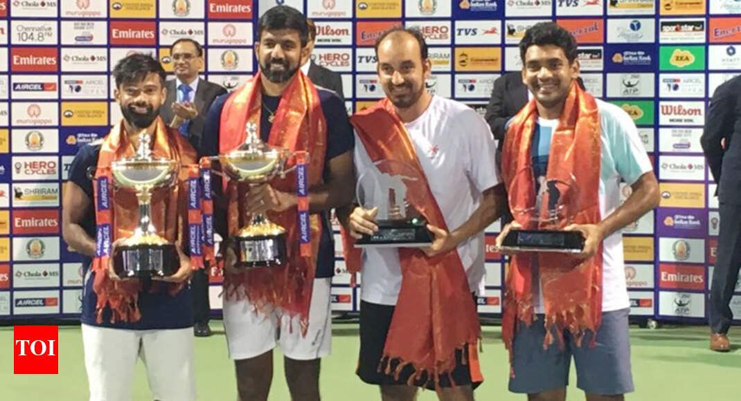 Chennai Open: Bopanna-Nedunchezhiyan clinch Chennai Open title | Tennis ...